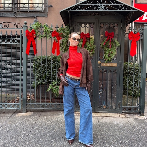 Primark | Tops | Red Turtleneck | Poshmark